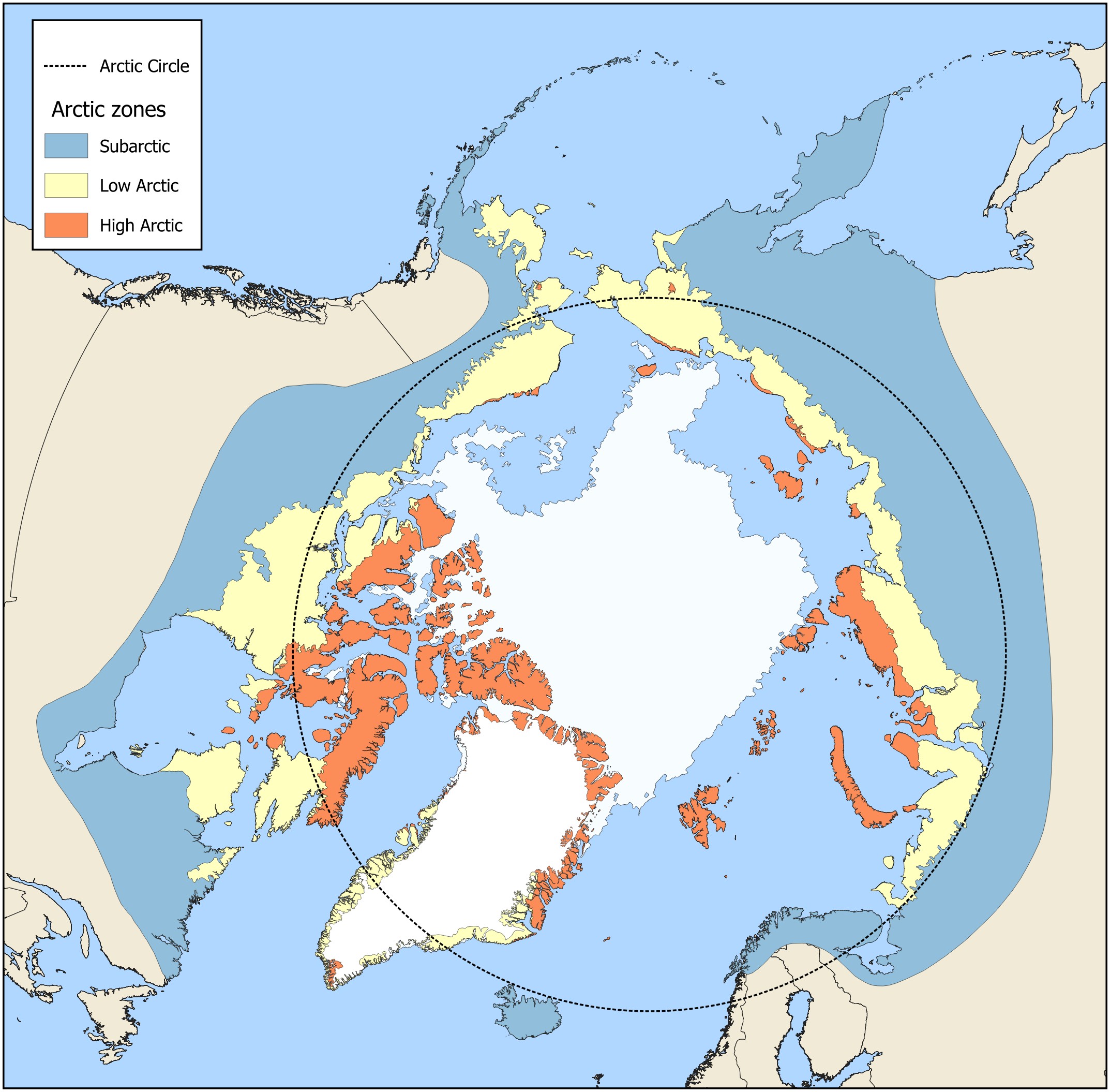 Definitions of the Arctic Region - Arctic Centre